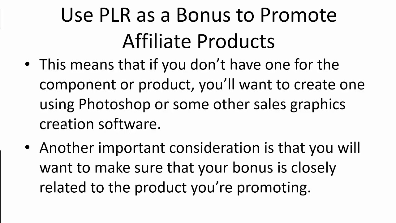 How to make money online with PLR product : PLR Affiliate Strategy ...