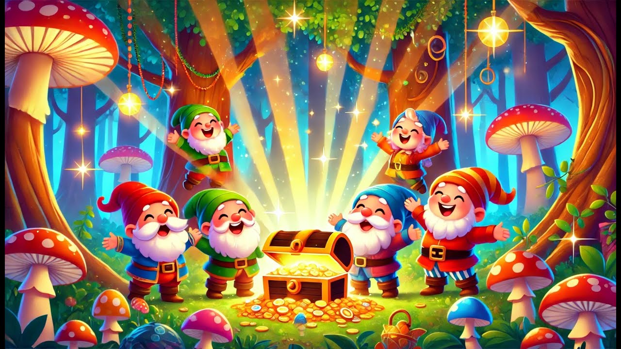 Cei 5 Pitici și Comoara Magică 🏰: Aventuri Fascinante despre Prietenie ...