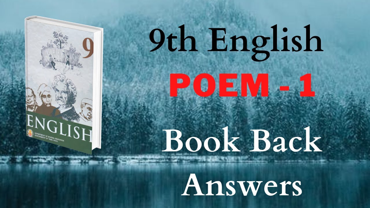 9th Standard English | Poem 1 Stopping by Woods on a Snowy Evening ...