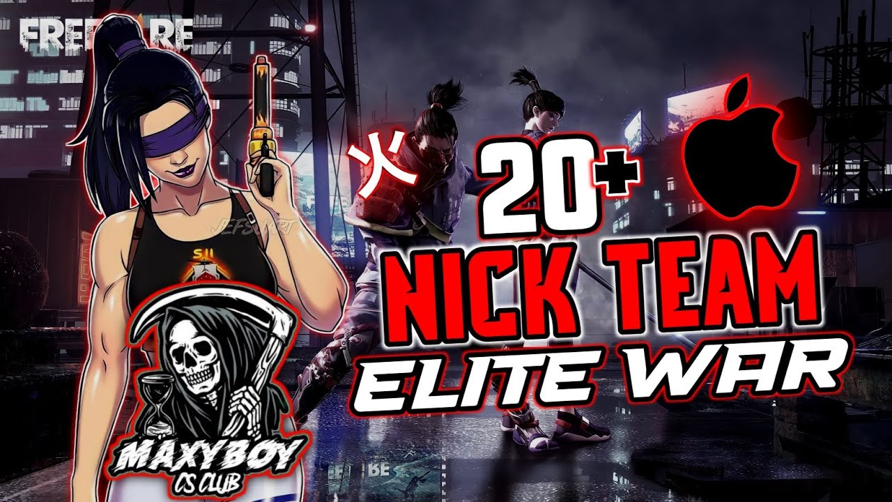 20+ NICK TEAM ELITE WAR🔥‼️NAMA GUILD ELITE CEES + CONTOH NICKNAME😈⁉️ ...