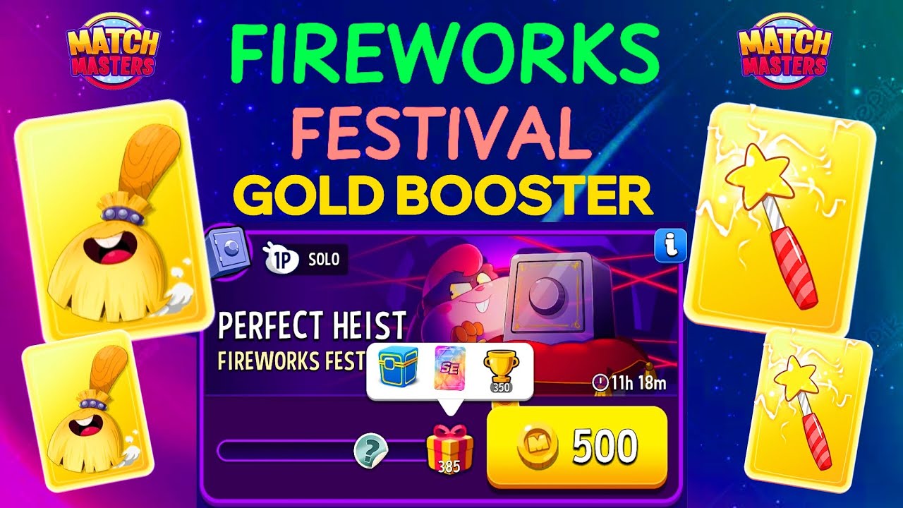FIREWORKS FESTIVAL w/ GOLD BOOSTERS | Match Masters - YouTube