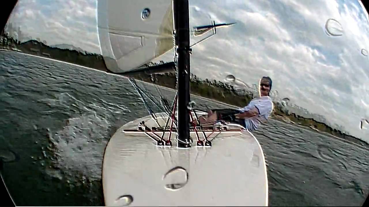 new force 5 sailing bow cam video - YouTube