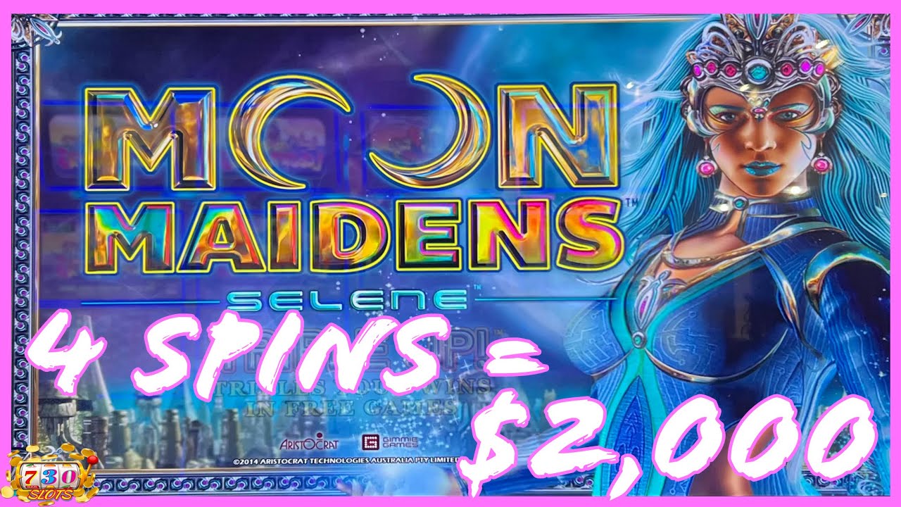 GREAT WINS on HIGH LIMIT Moon Maidens!!! - YouTube