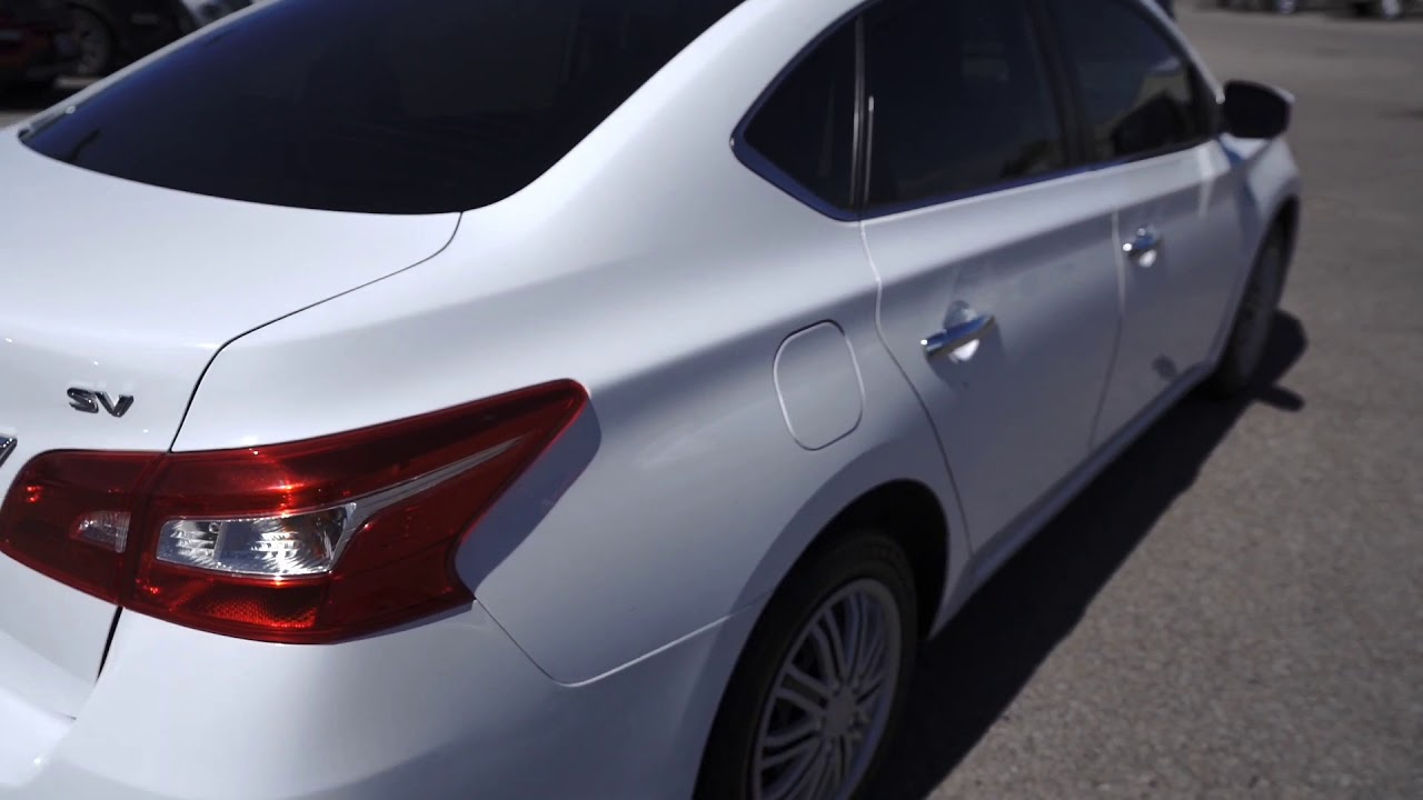Z6362A 2017 NISSAN SENTRA SV WHITE - YouTube
