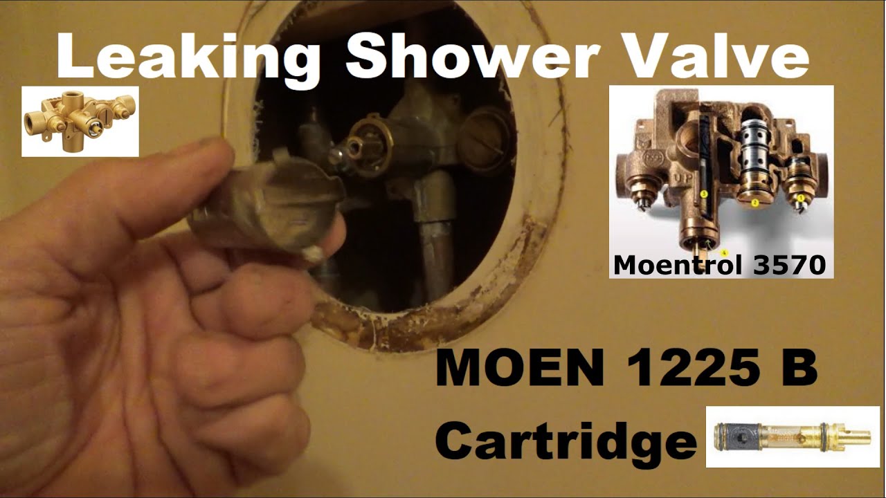 MOENtrol 3570 Valve Core Replacement MOEN 1225 B YouTube