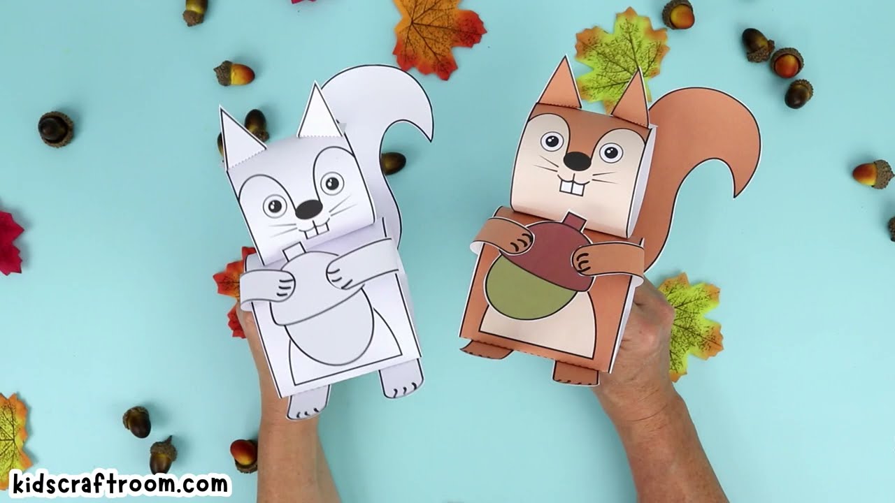 Squirrel Puppet Craft