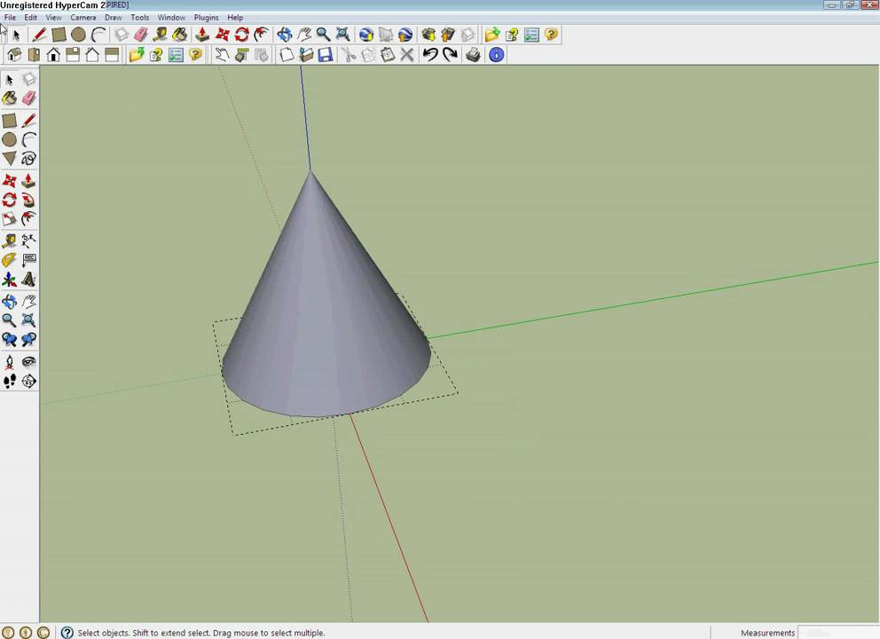 how to make basic shapes (spheres and cones) in sketchup for rct3 - YouTube