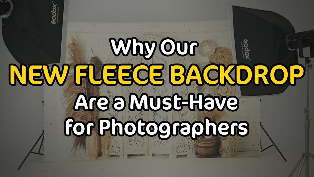 Why Our New Fleece Backdrop is a Game Changer for Photographers! - YouTube
