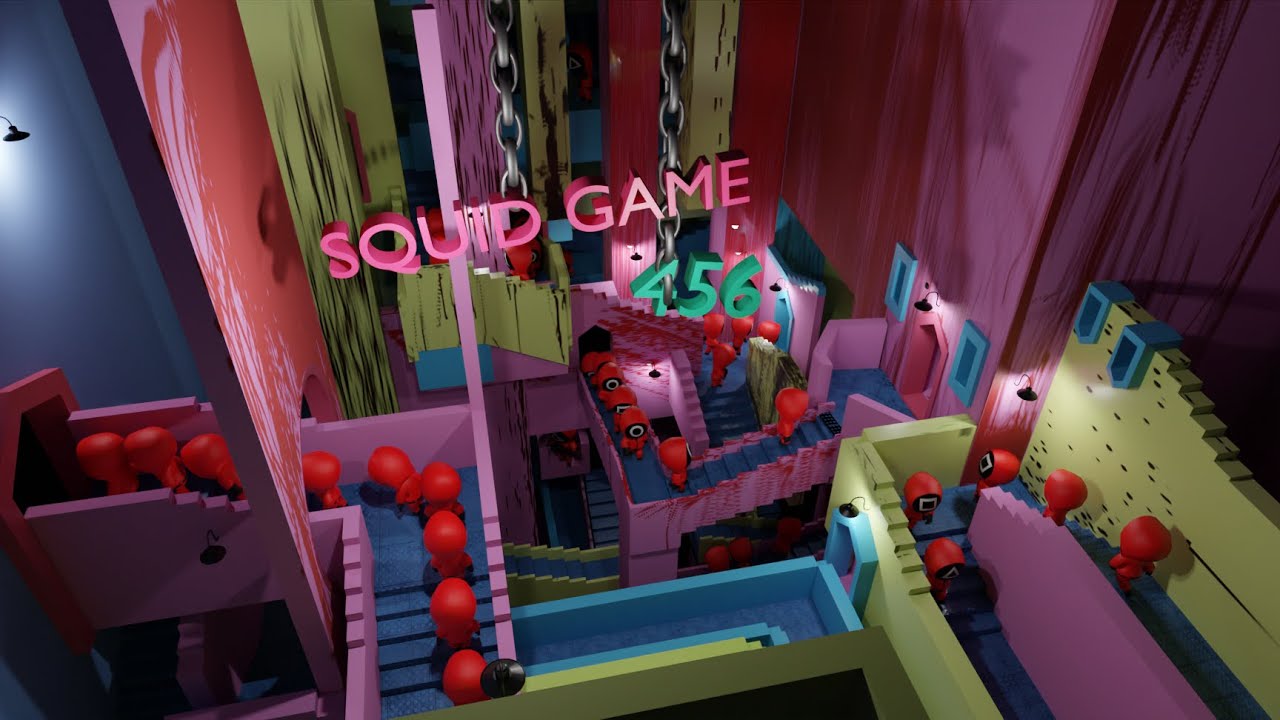 SQUID GAME - 3D SIMULATION - YouTube
