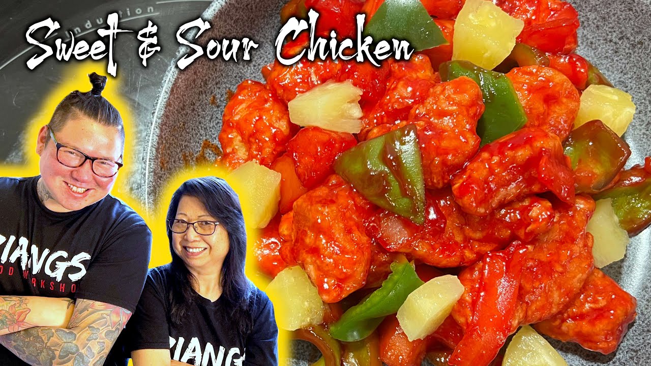 CHINESE CHEFS Cook SWEET and SOUR Chicken (Modern version) Mum and Son ...
