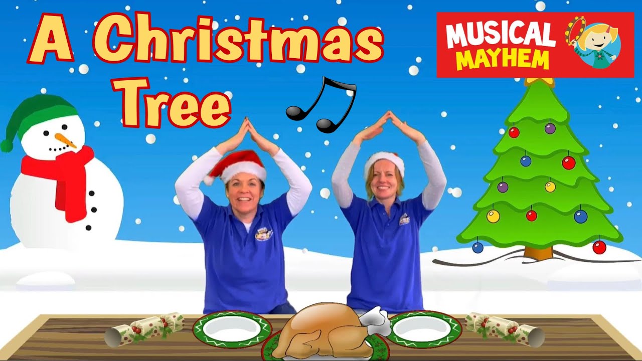 A Christmas Tree Turkey Dinner | Christmas song for kids | Musical ...