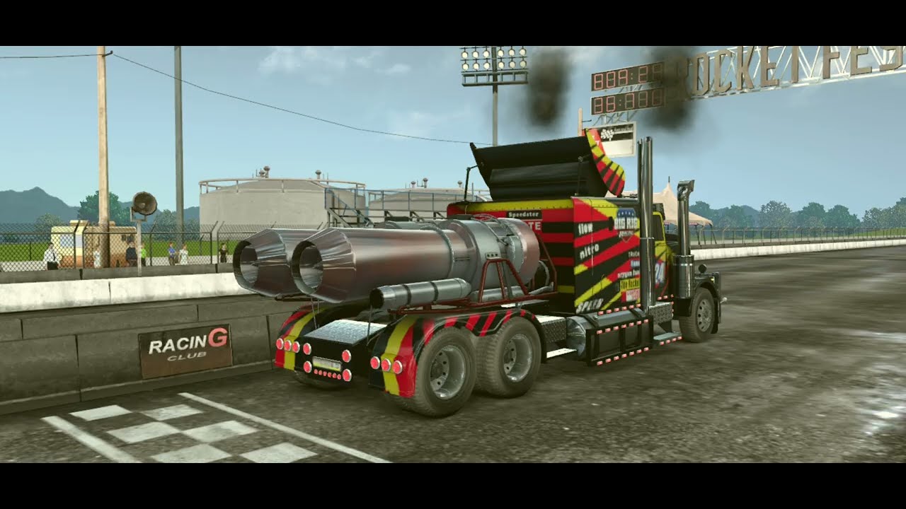 Big Rig Racing. Jet Truck. Drag. HELLFIRE 💥🏁 - YouTube