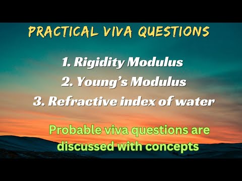 Practical viva questions/Physics//Lec 1 - YouTube