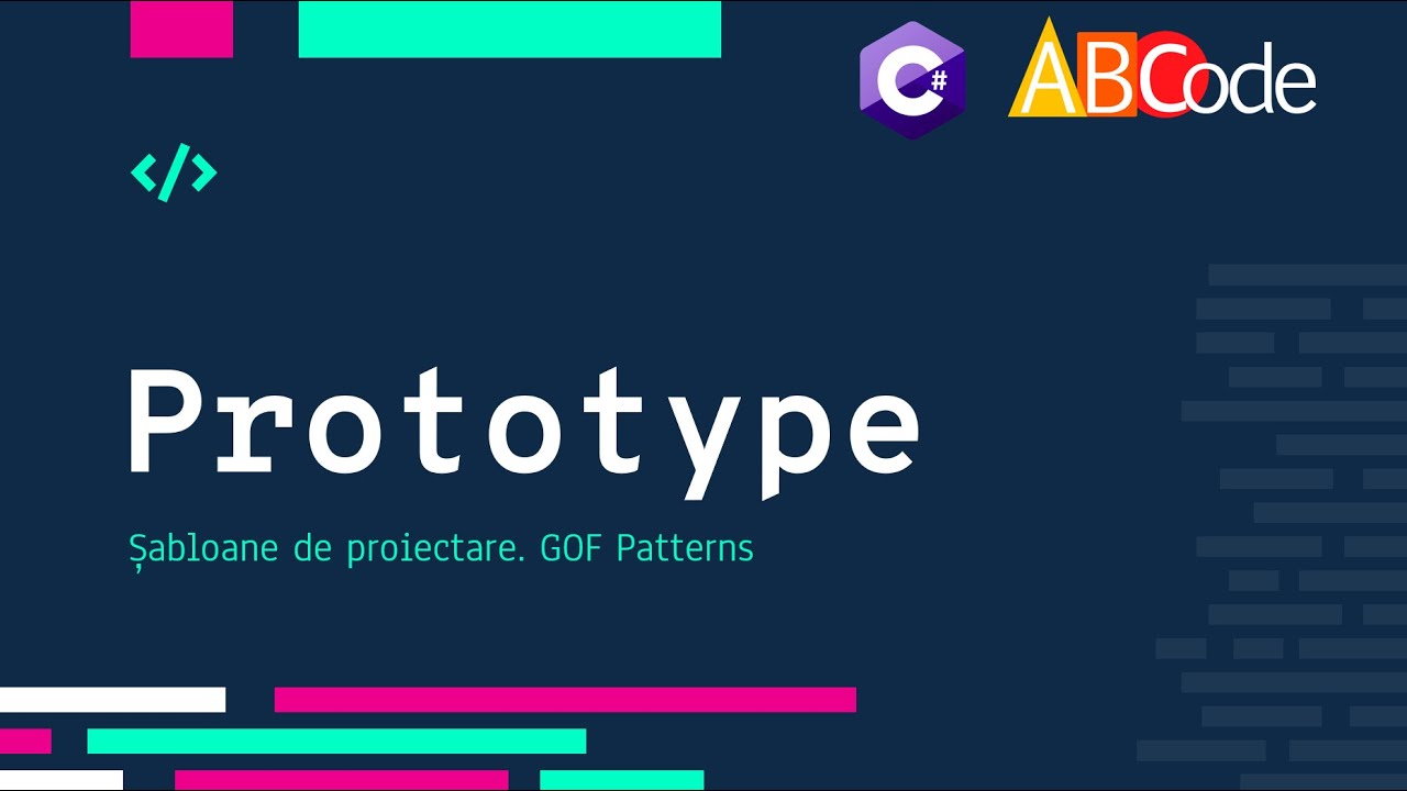 Prototype Sabloane Gof Design Patterns Romana Youtube