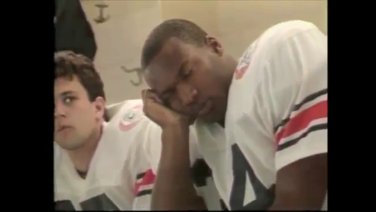 Little Bo Sleep: Footage of Bo Jackson napping before 1986 Cotton Bowl ...