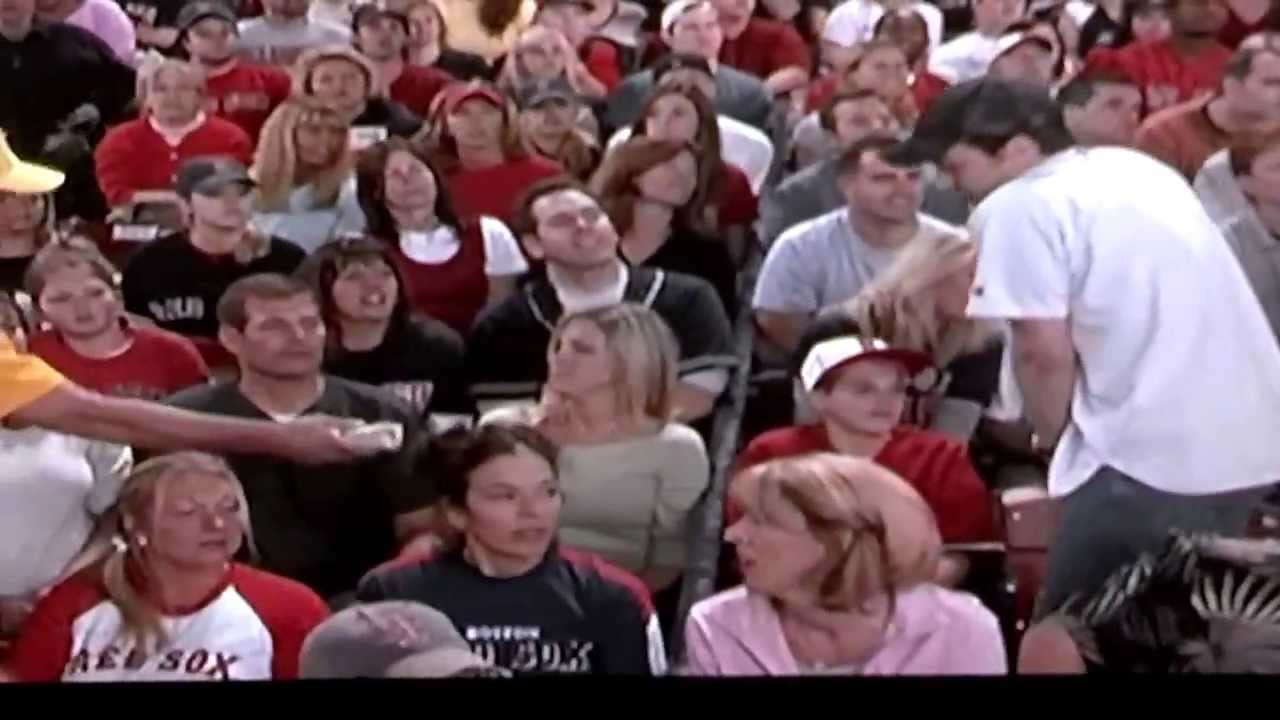 Fever Pitch Drew Barrymore hit in head with baseball - YouTube