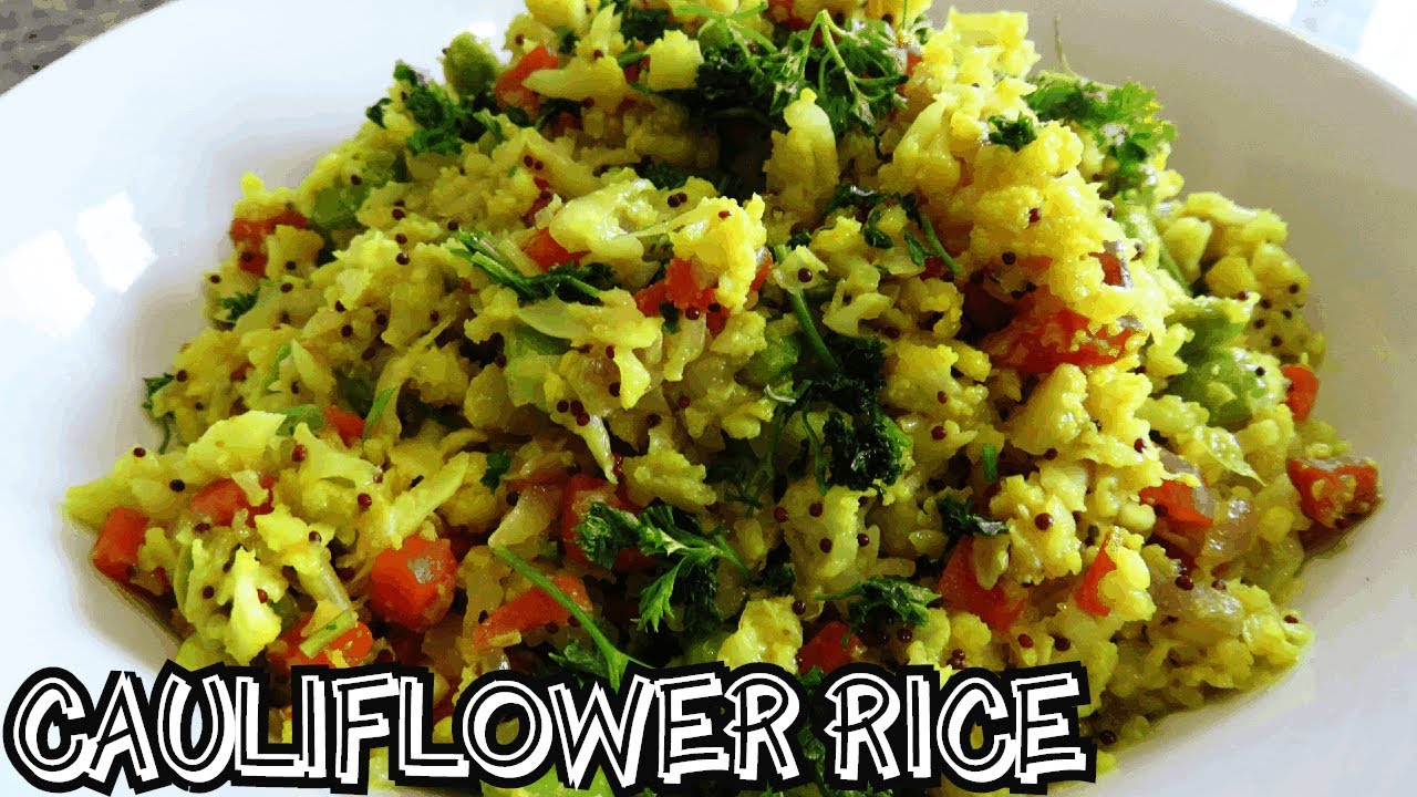 COLOURFUL CAULIFLOWER RICE || An Amazing Rice Recipe! - YouTube