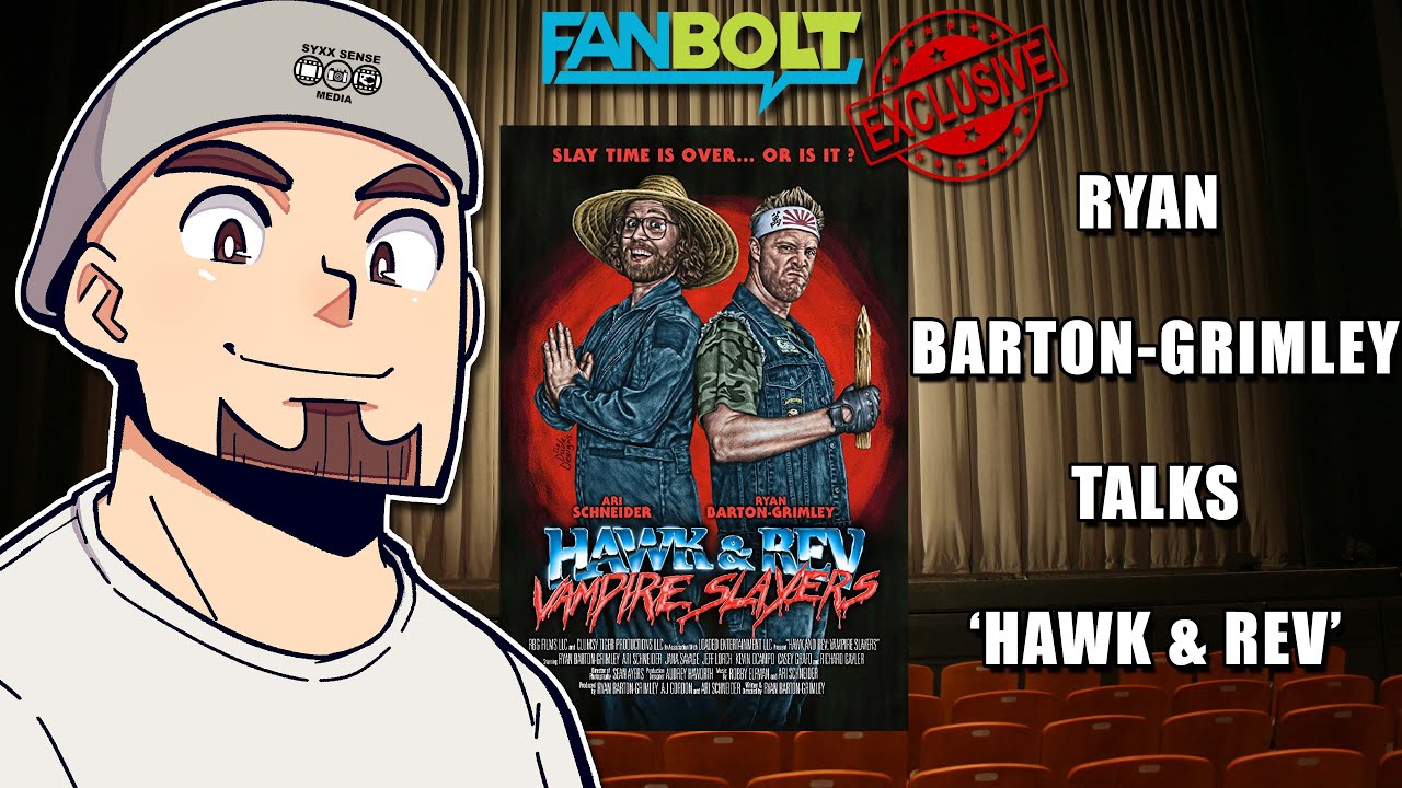 RYAN BARTON-GRIMLEY TALKS ‘HAWK & REV: VAMPIRE SLAYERS’ - YouTube