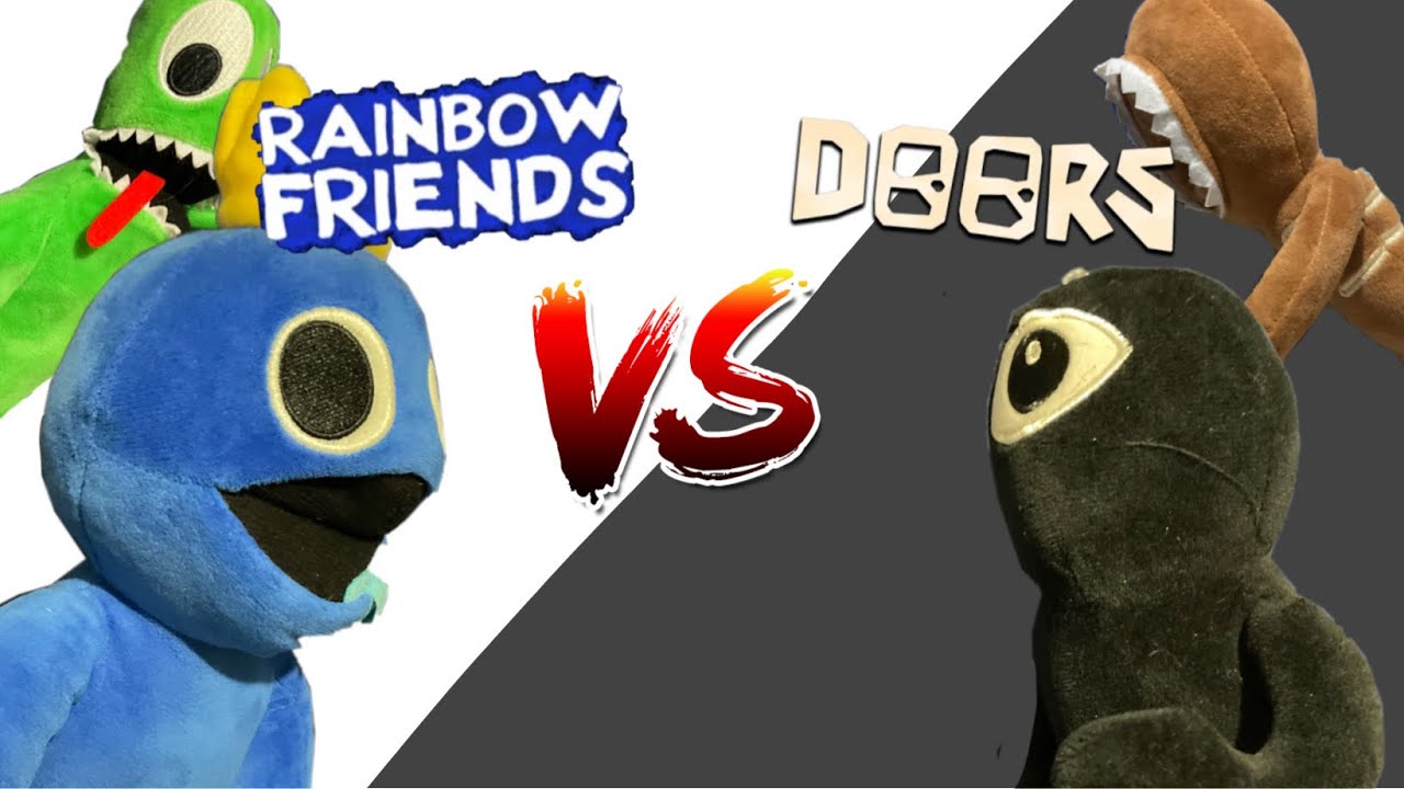 Rainbow friends vs doors | Rainbow friends plush series episode 2 - YouTube