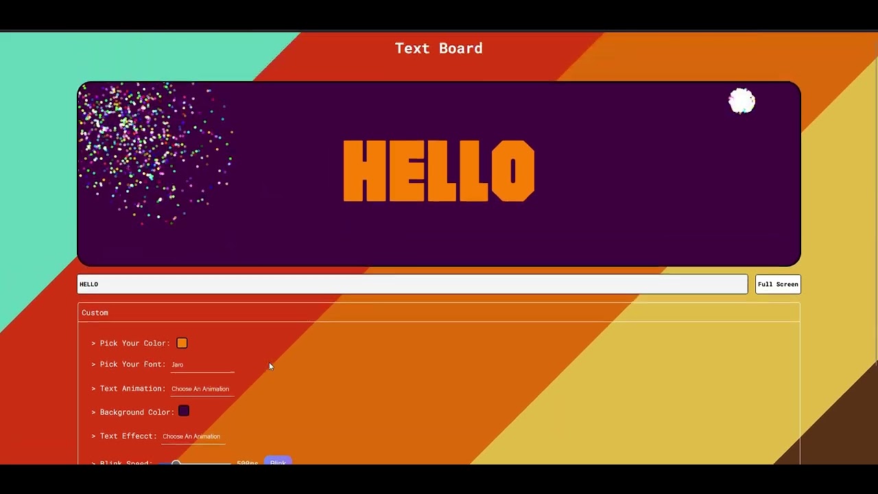 Demo Text Board Group3 - YouTube