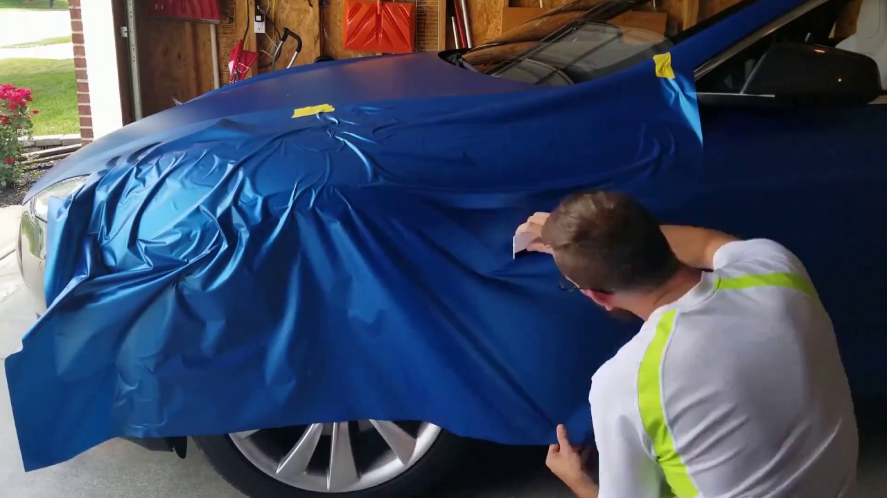 DIY Wrapping A Tesla Model S!! TIMELAPSE - Left Fender - Part 8 - Day 6 ...