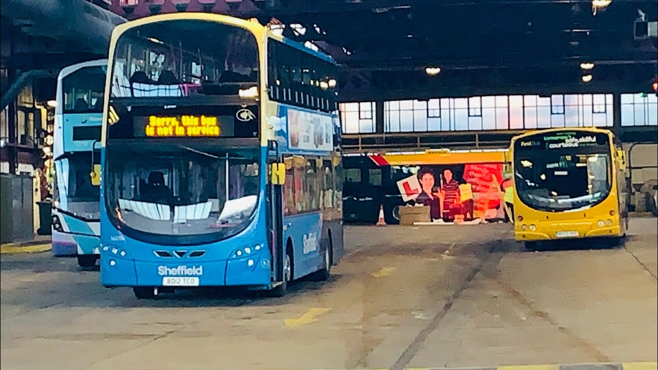 First Bus Sheffield Olive Grove Bus Depot 35319+36275+New First Bus ...