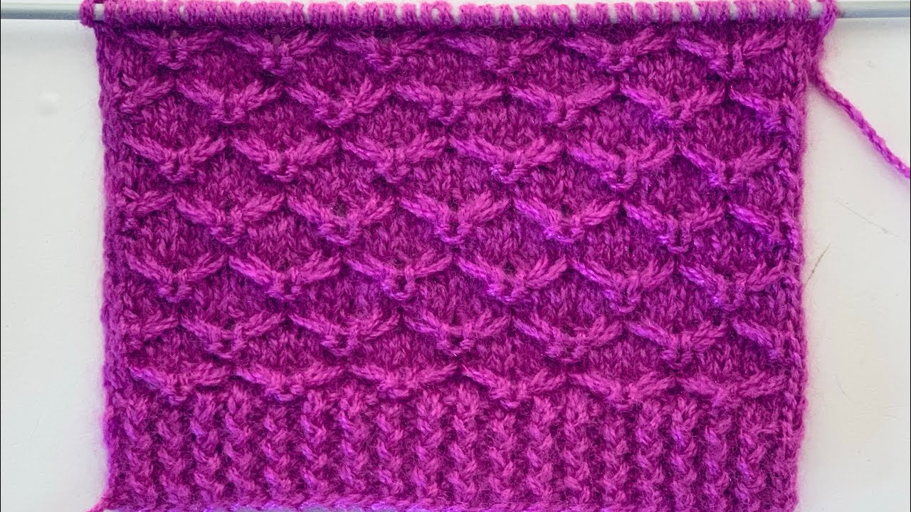 Beautiful Knitting Design For All Projects - YouTube