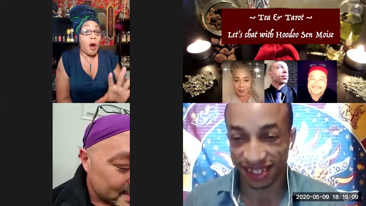 Tea and Tarot A chat with Hoodoo Sen Moise - YouTube