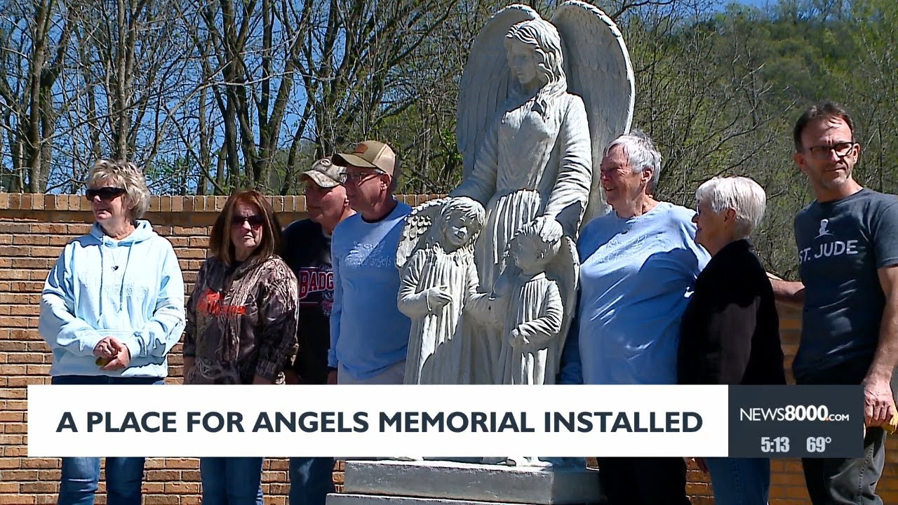 A place for angels memorial installed - YouTube