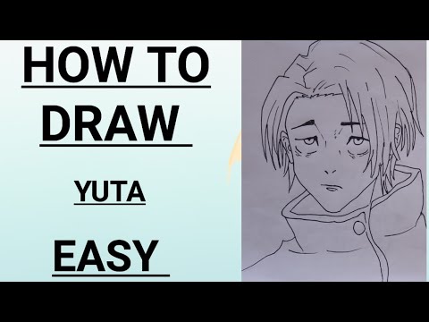 How to draw Yuta (JJK) step by step || Yuta kaise banaye || Easy yuta ...