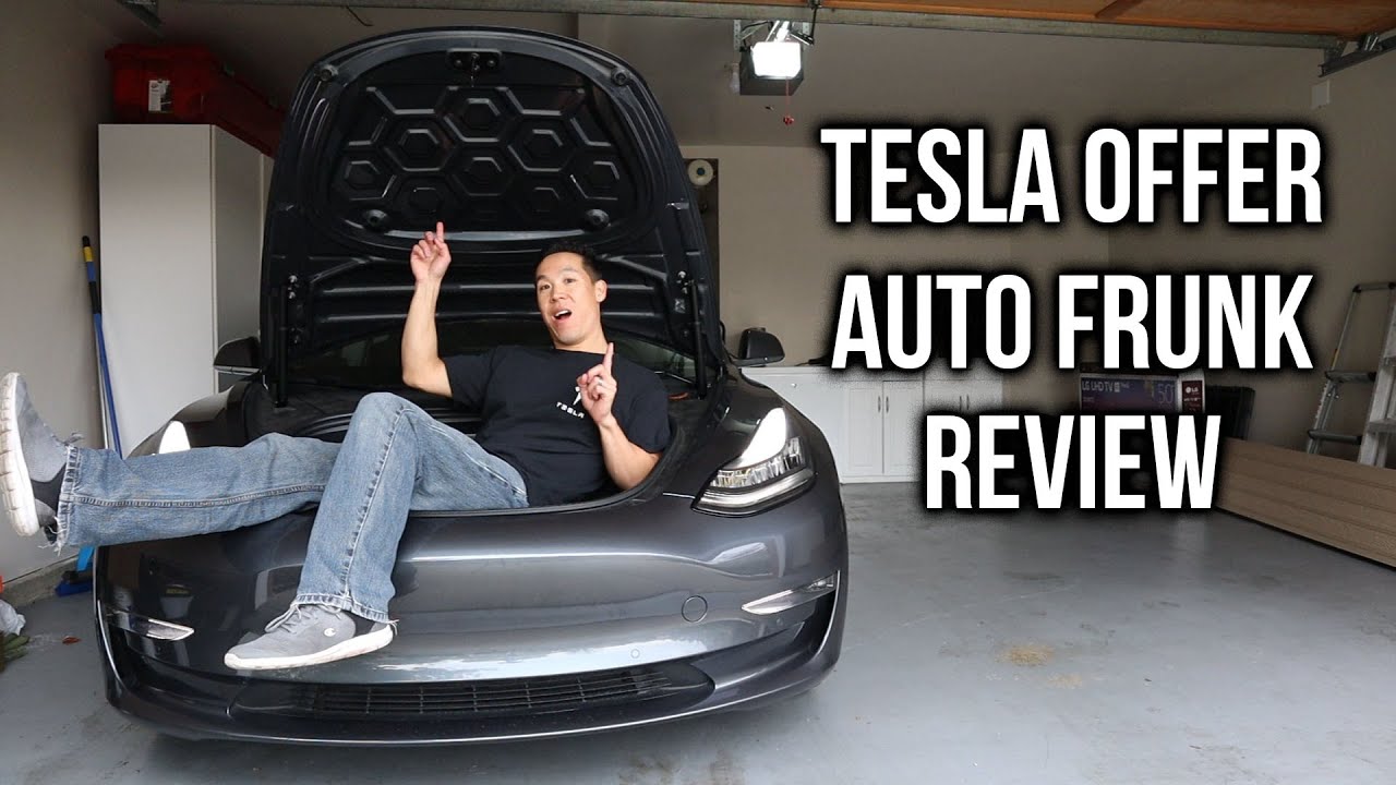 Tesla Offer Power Liftgate Frunk (V2) – Tesla Model 3 Review - YouTube