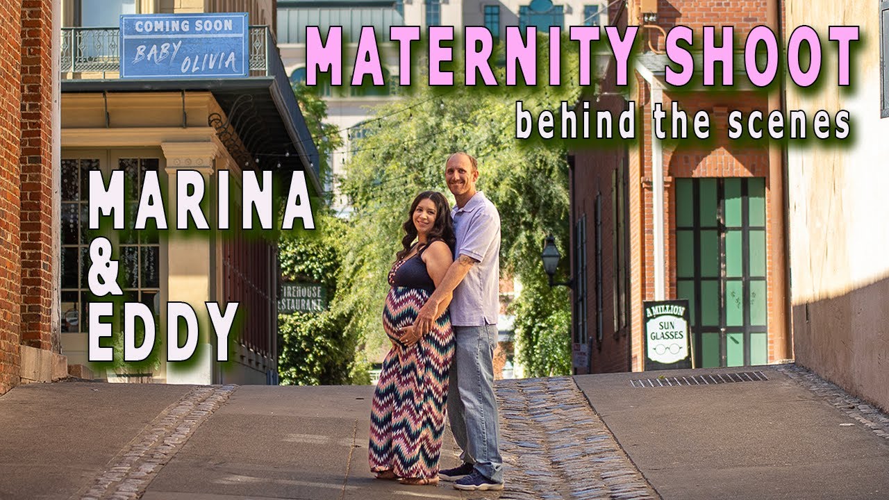 MATERNITY SHOOT | behind the scenes | Marina & Eddy - YouTube