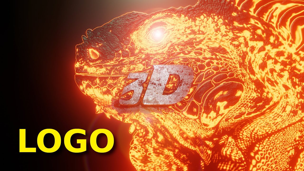 Coolest Logo animation with Geometry Nodes and Shader Nodes in Blender ...