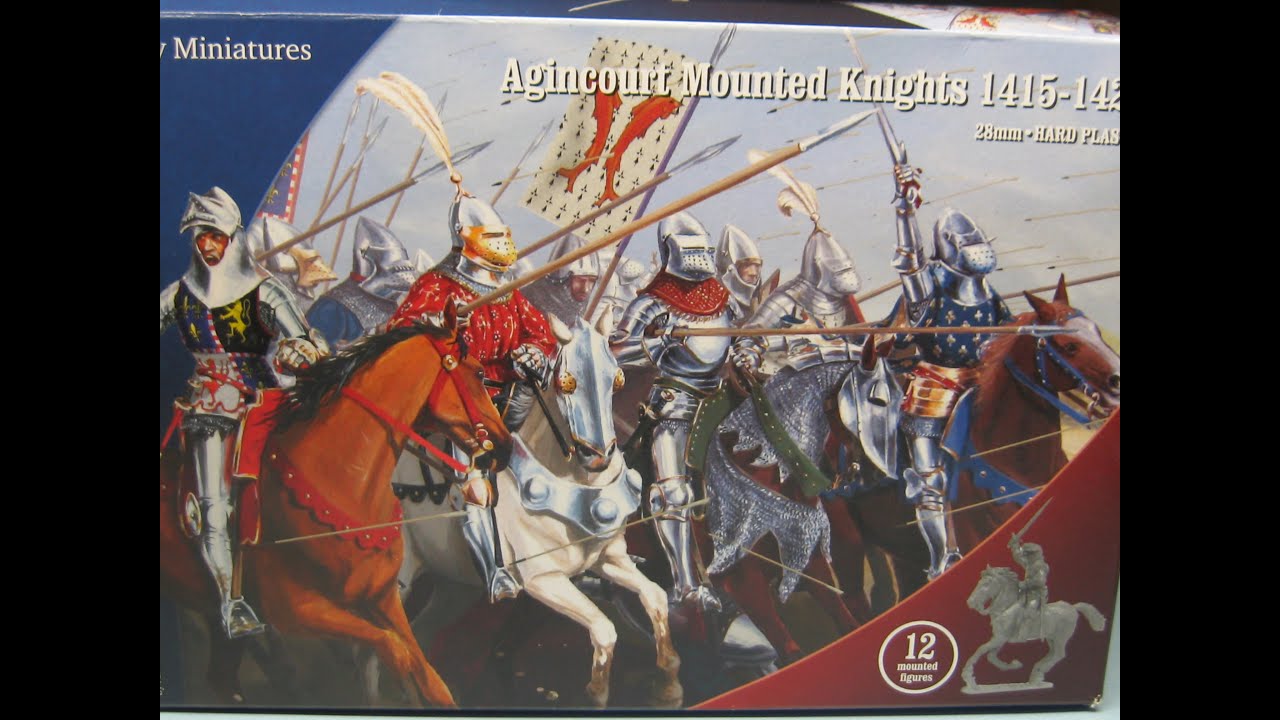 Unboxing Perry Miniatures Agincourt Mounted Knights 1419/1429 - YouTube
