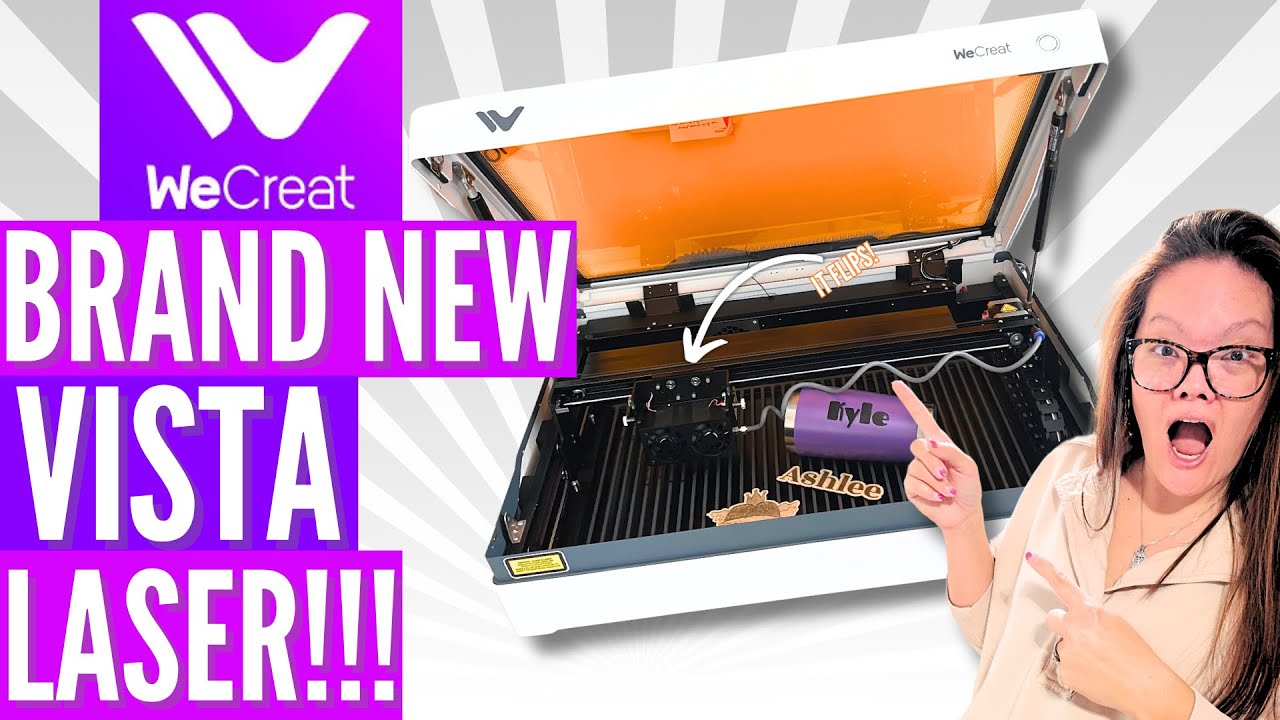 Unveiling the Brand New Wecreat Vista Laser Unboxing - YouTube