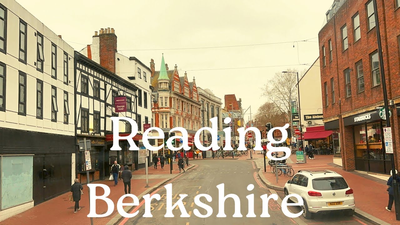 Reading Berkshire county | Bus Tour Reading | United Kingdom {4k HDR ...