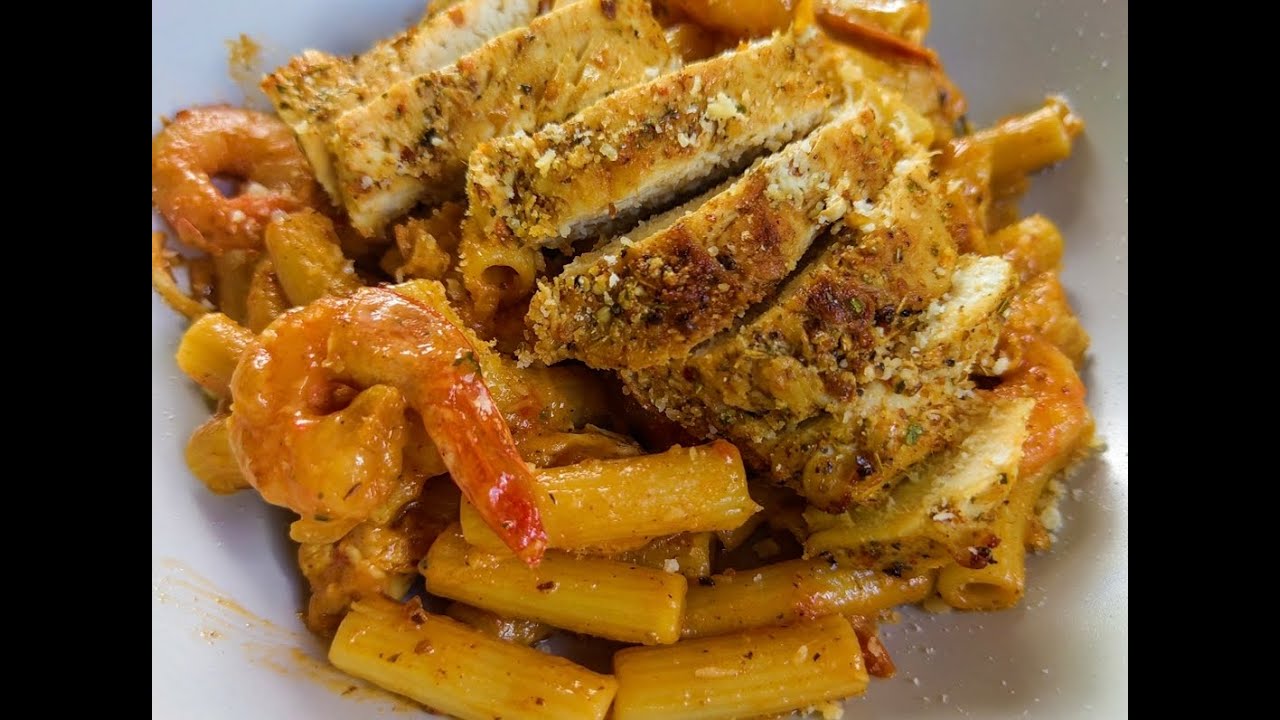 Cajun chicken and prawn pasta | Creamy chicken and prawn pasta |Creamy ...
