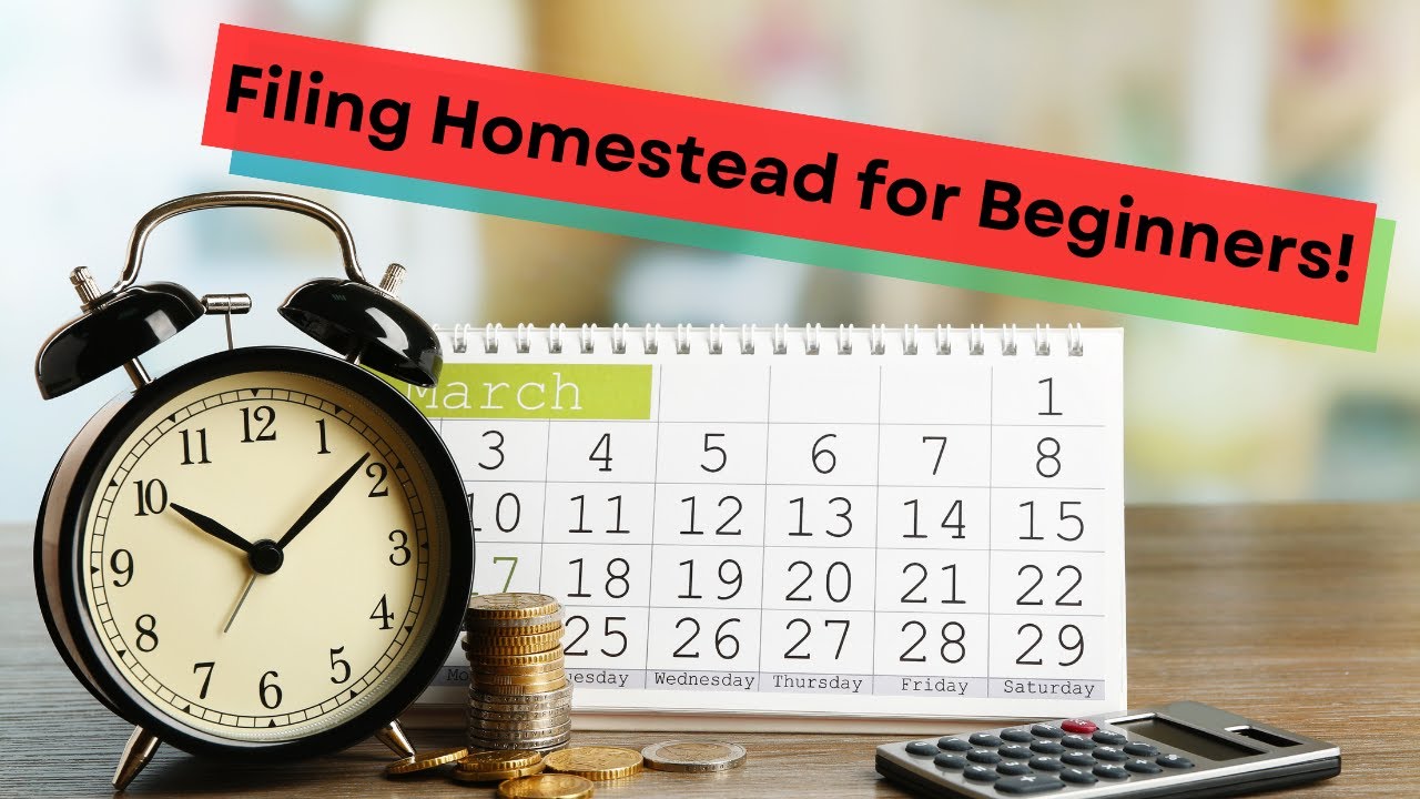Homestead Reminder if You Bought a Home Last Year - YouTube