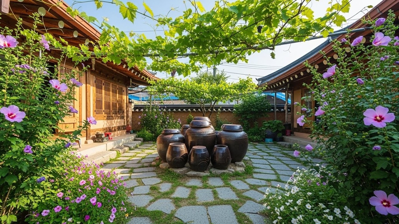 40+ Mind-Blowing DIY Hanok 🇰🇷 Courtyard Ideas from TRASH! You’ll Want ...