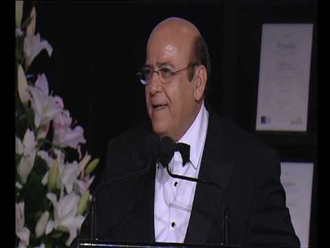 Joseph Assaf's speech at the 2008 Ethnic Business Awards - YouTube