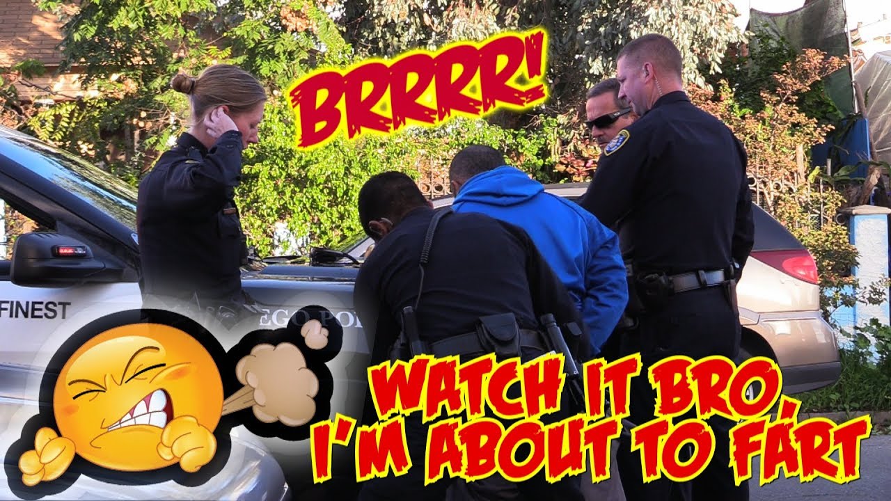 Copwatch | Man Farts While Being Frisked | The Roman Circus - YouTube