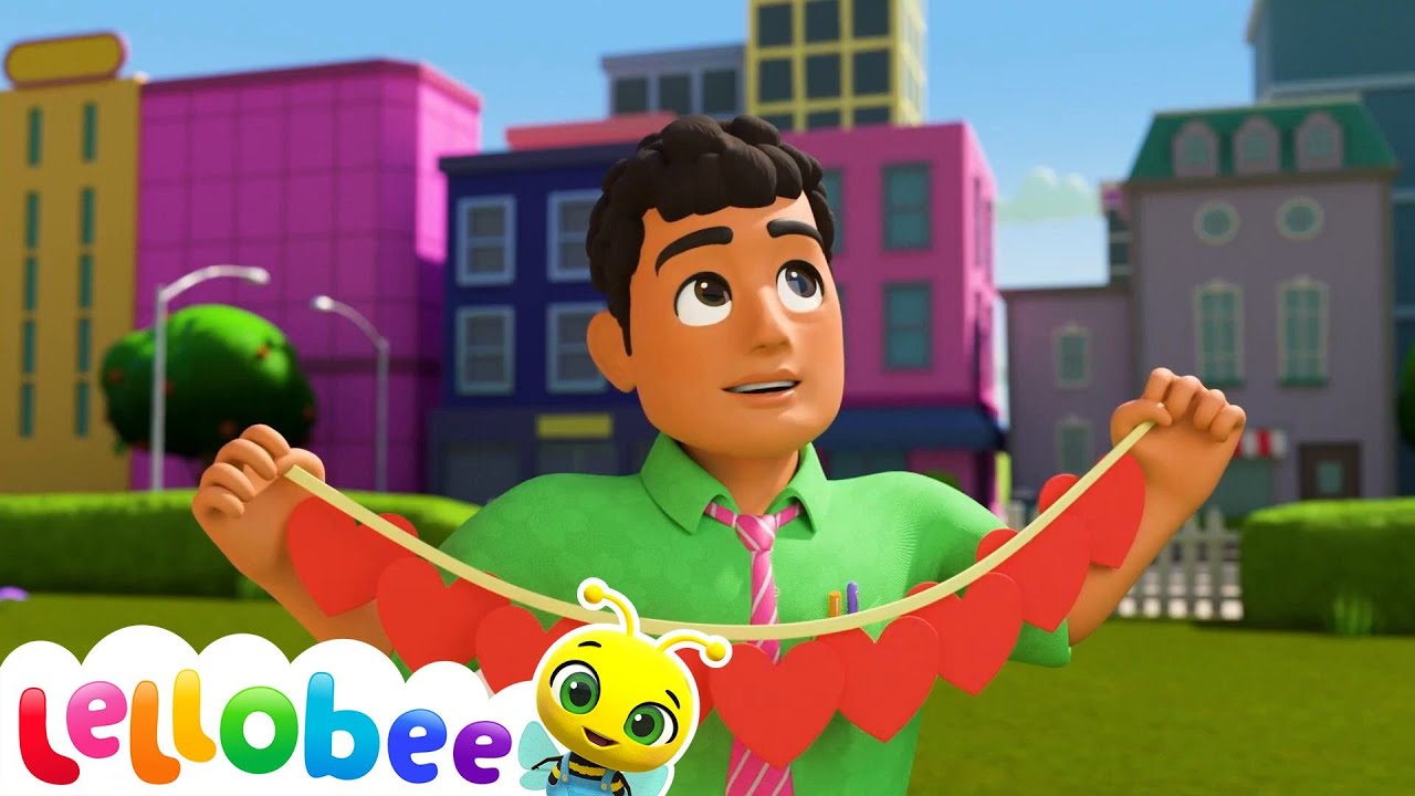Family Valentines Day Song | Lellobee Animal Club | Fun Songs for Kids ...