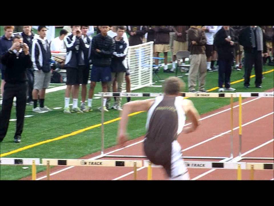 Caleb 110 Hurdles Mar 1 2012 - YouTube