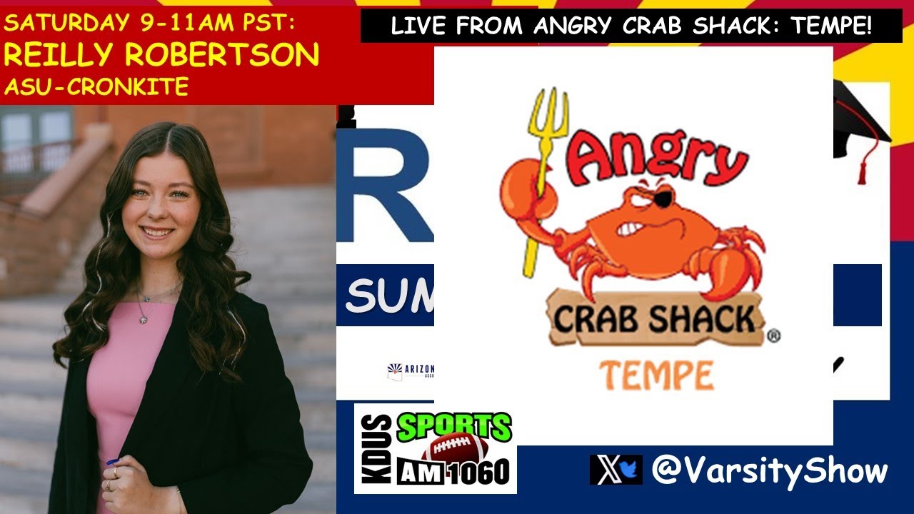 Varsity Sports Show! May 25, 2024 Live from Angry Crab Shack Tempe ...