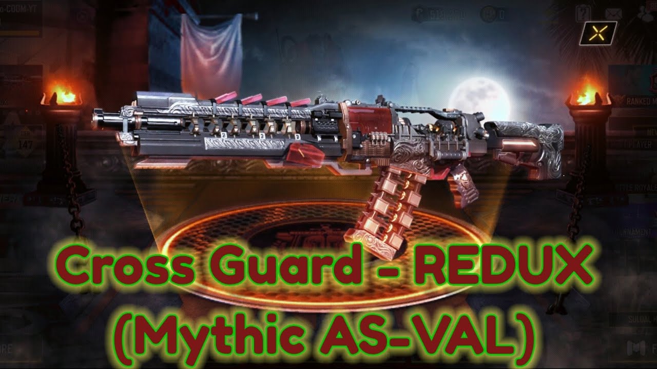 *NEW* CODM - Cross Guard Lucky Draw - Mythic ASVAL Level UP + Gameplay ...