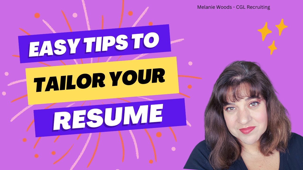 Step By Step Process To Tailor Your Resume - YouTube