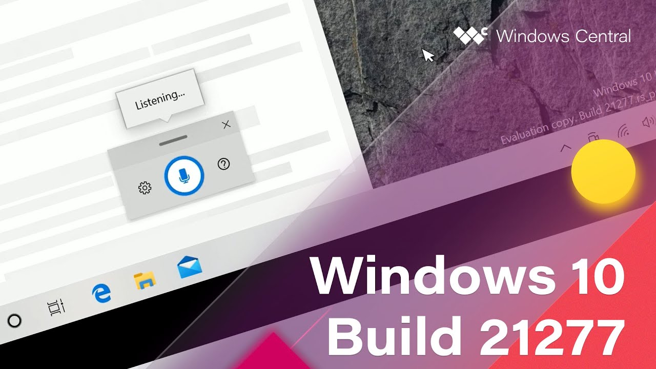 Windows 10 Build 21277 - New Animations, Voice Typing, Apps List + MORE ...