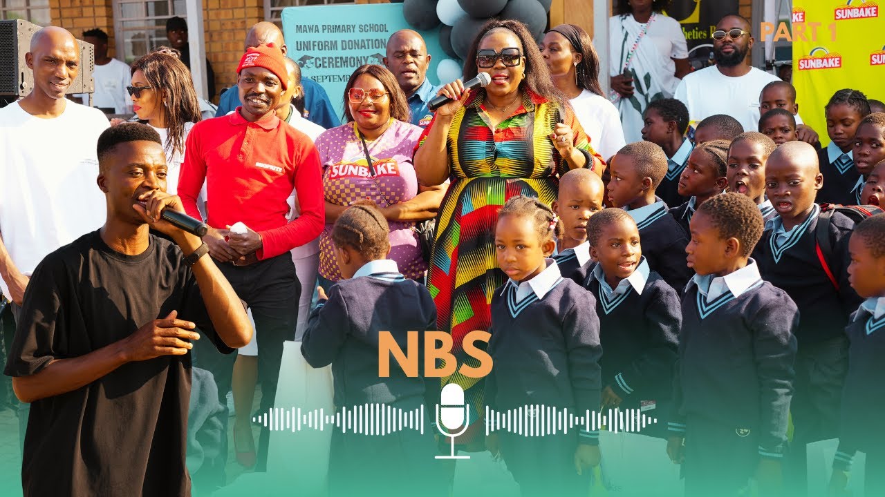 Uniform Donation to Mawa primary school with NBS ft King Monada - YouTube