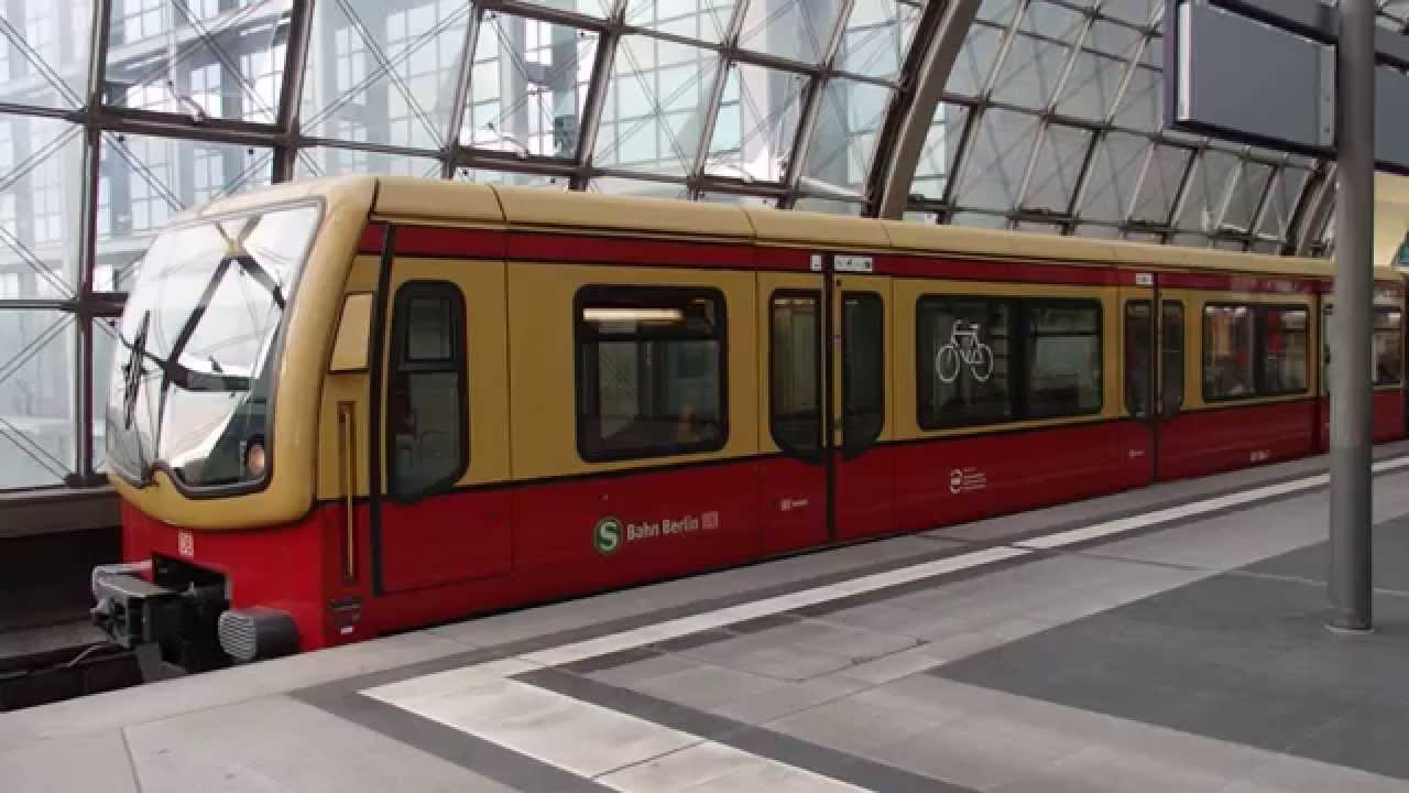 Berlin S-Bahn Class 481 ベルリンSバーン481型 ベルリン中央駅発車 - YouTube