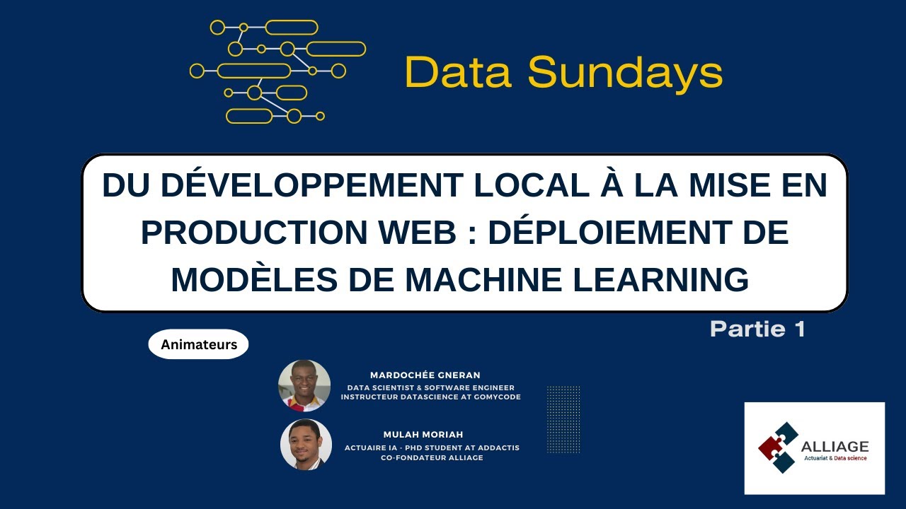 Data Sundays - Déploiement de modèles de machine learning (Partie 1 ...